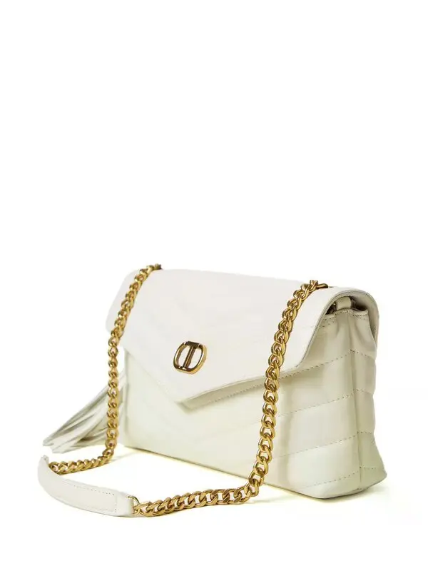 TWINSET Quilted Shoulder Bag - White
