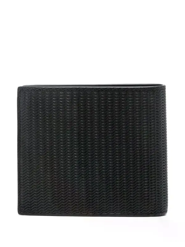Giorgio Armani Wavy-embossed Bi-fold Wallet