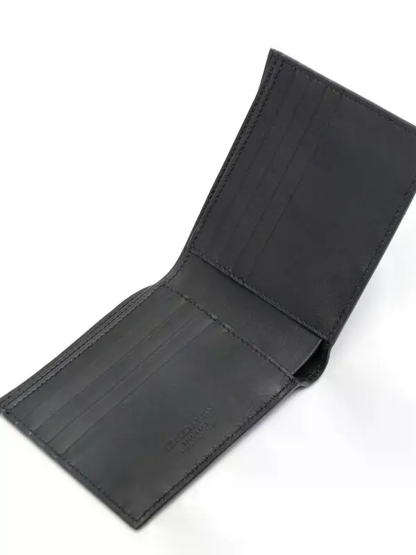 Giorgio Armani Wavy-embossed Bi-fold Wallet