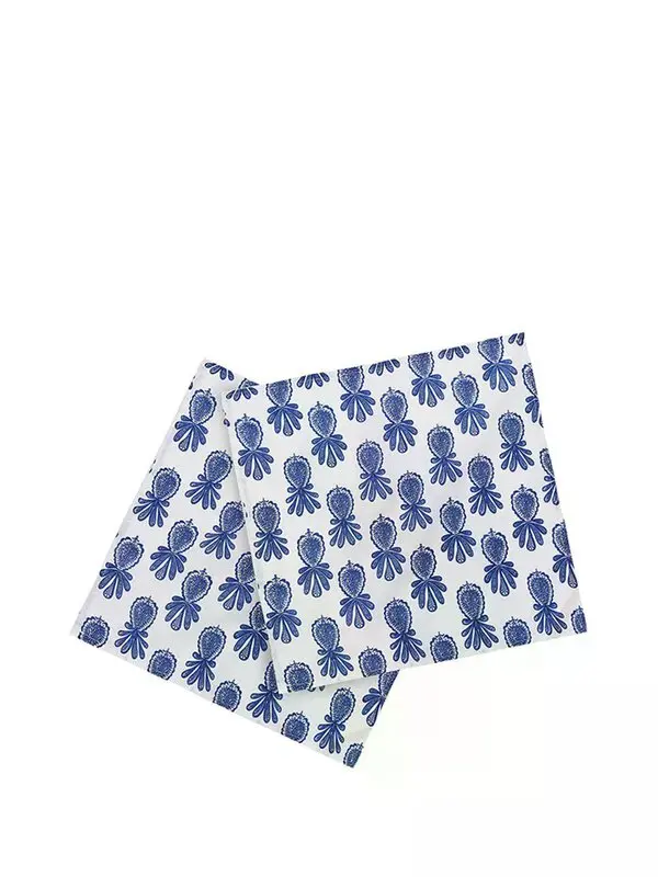 La DoubleJ Pineapple-print Linen Napkins