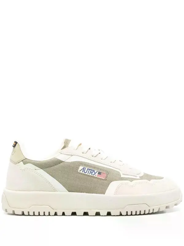 AUTRY Suede-panel Sneakers - Neutrals