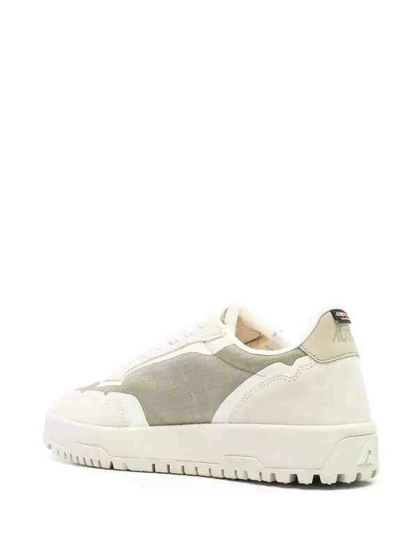 AUTRY Suede-panel Sneakers - Neutrals