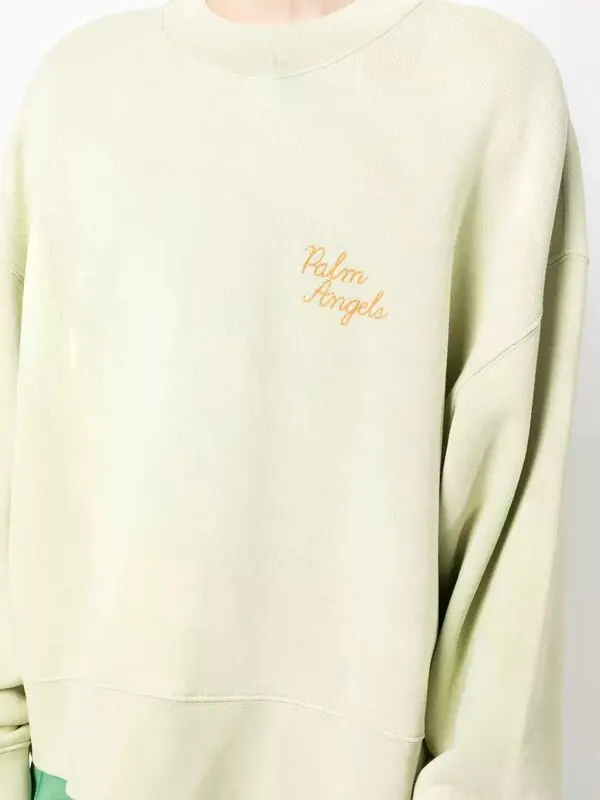 Palm Angels Logo-embroidered Sweatshirt