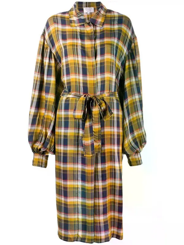 Collina Strada Plaid Shirt Jacket