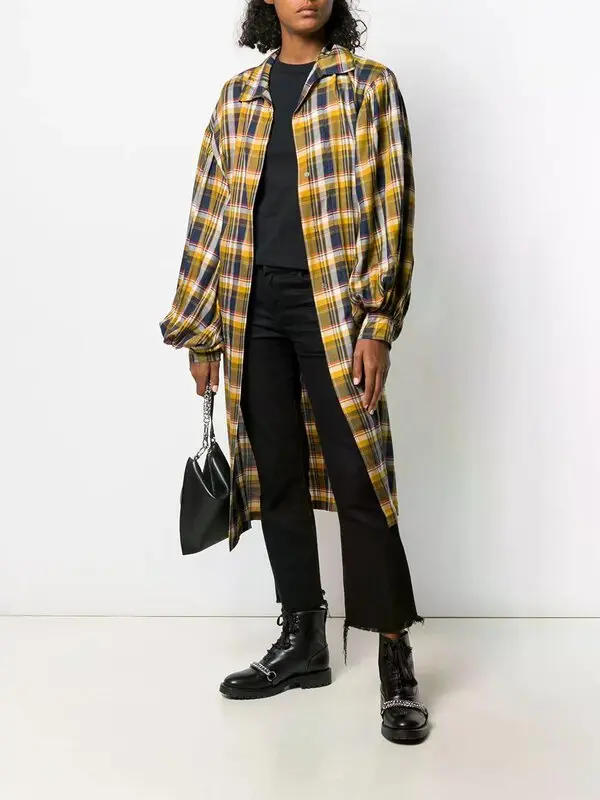 Collina Strada Plaid Shirt Jacket