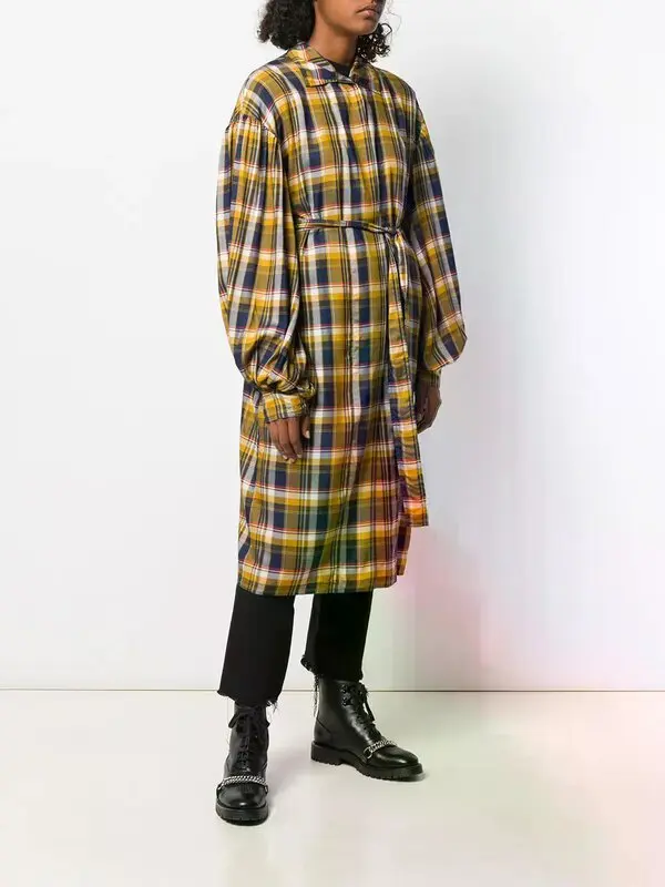 Collina Strada Plaid Shirt Jacket