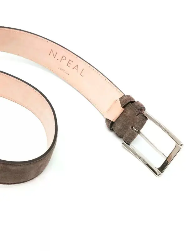 N.peal Buckled Suede Belt
