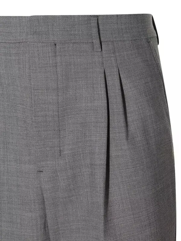 AMI Paris Tailored Tapered Cropped Trousers