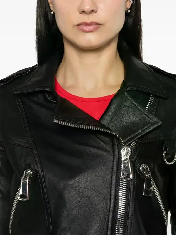 MITILIANE COUTURE Leather Biker Jacket