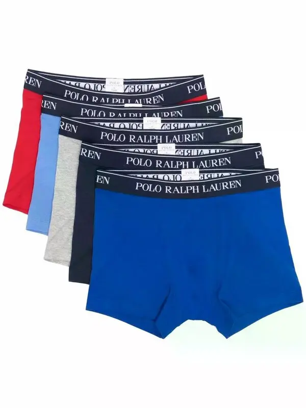 Polo Ralph Lauren 5-pack Logo-print Briefs - Blue