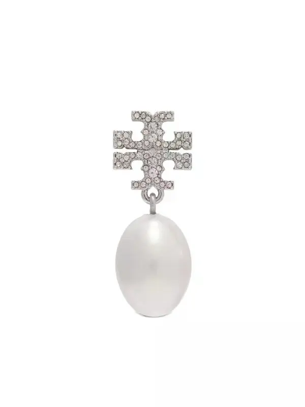 Tory Burch Kira Drop Earrings With Pearl And Pav