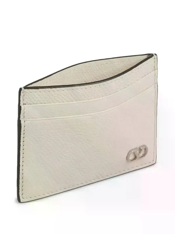 Valentino Garavani Vlogo Signature Cardholder In Grainy Calfskin