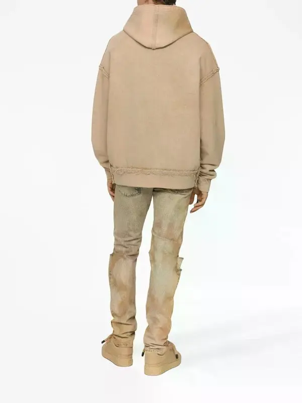 Dolce & Gabbana Logo-patch Long-sleeved Hoodie