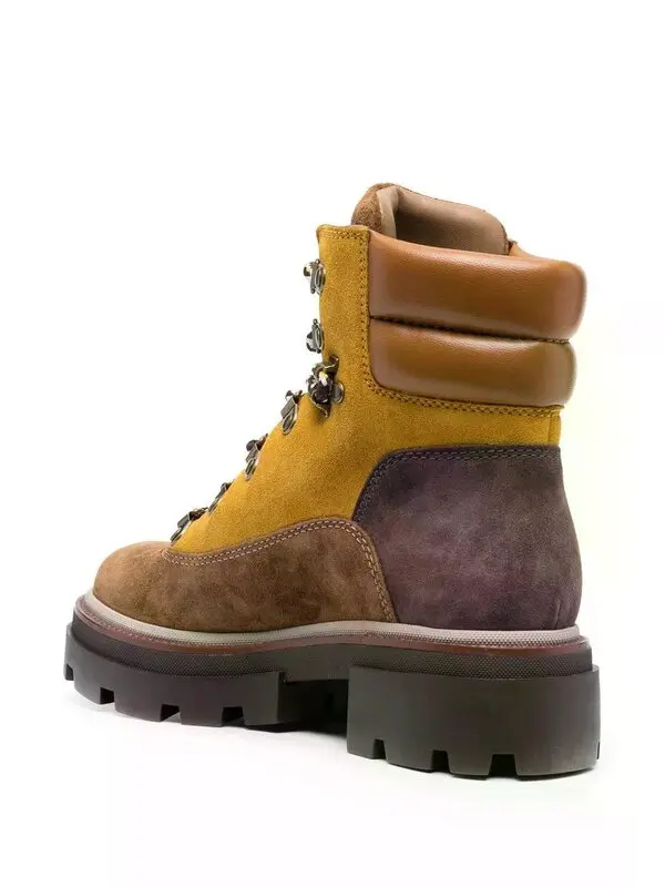 Tory Burch Colour-block Panelled Leather Ankle Boots