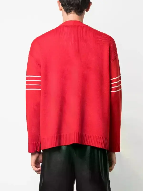 Valentino Garavani Vlogo Wool Cardigan