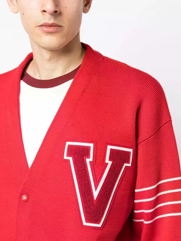 Valentino Garavani Vlogo Wool Cardigan