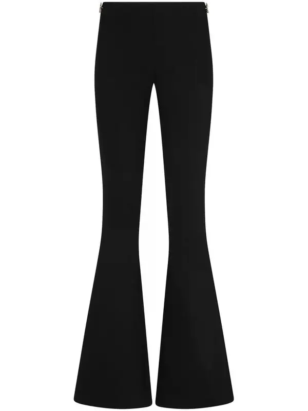 Dsquared2 Logo-plaque Flared Trousers - Black