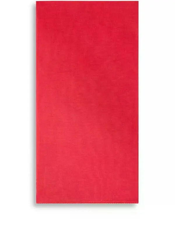 LISA CORTI Organza Cotton Napkin - Red