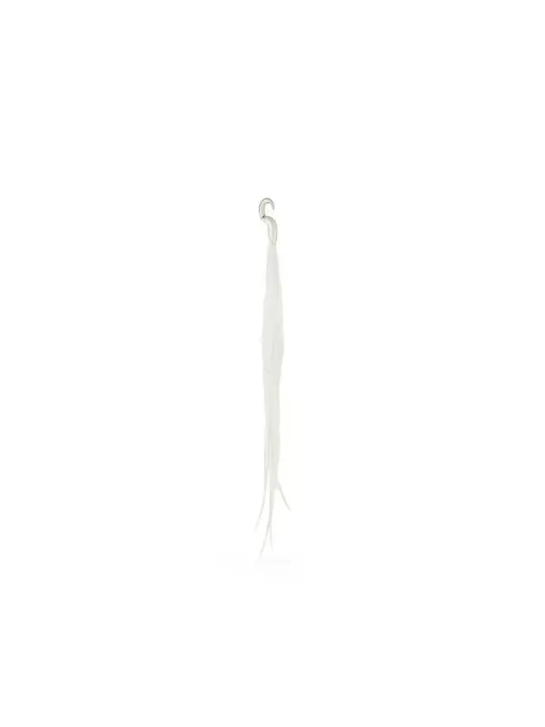 COURREGES Plume Single Earring - Silver