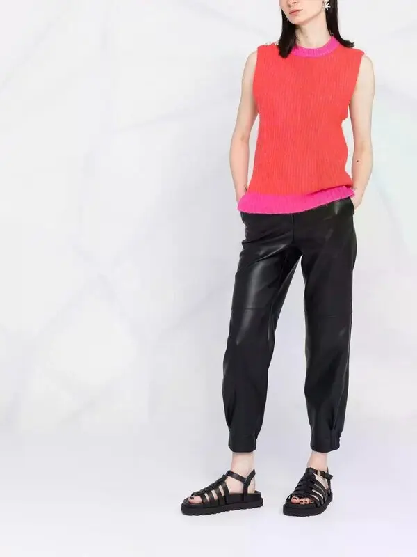 GANNI Embellished Wool-blend Vest