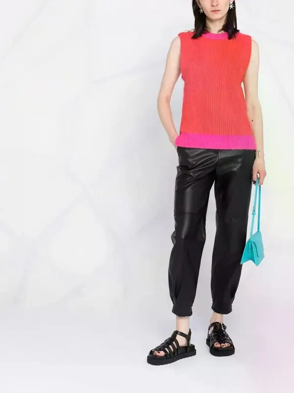 GANNI Embellished Wool-blend Vest