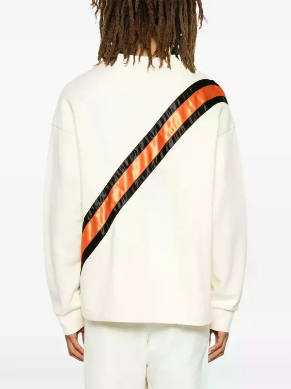 BODE Embroidered Stripe Sweatshirt