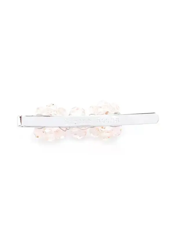 Simone Rocha Mini Flower Hair Clip - Neutrals