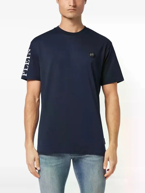 Philipp Plein Logo-patch Cotton T-shirt