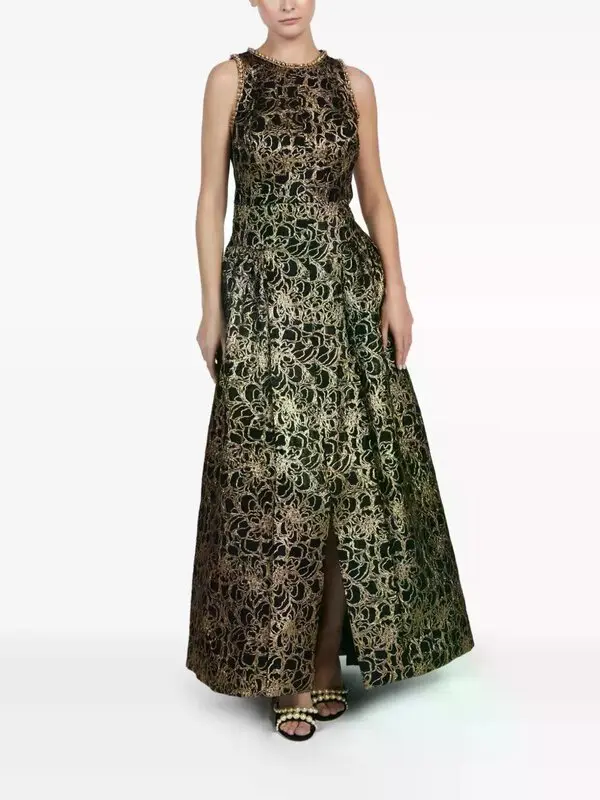 BARUNI Coneflower Gown - Black