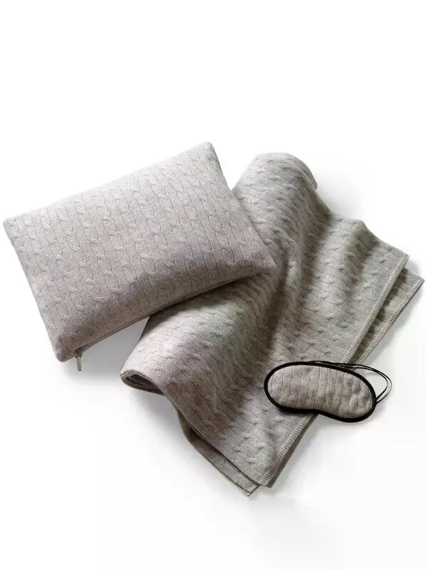 Ralph Lauren Cable-knit Travel Set - Grey