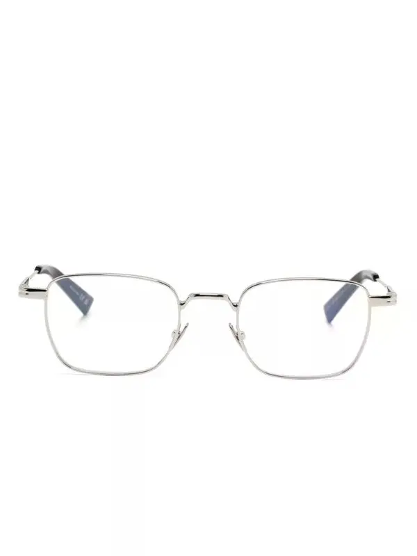 Saint Laurent Square-frame Glasses - Silver