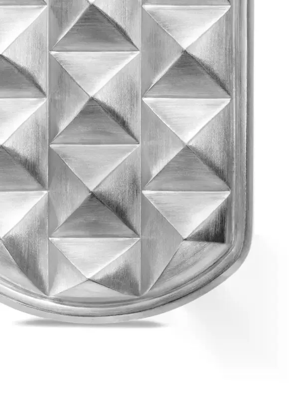 David Yurman Sterling Pyramid Tag