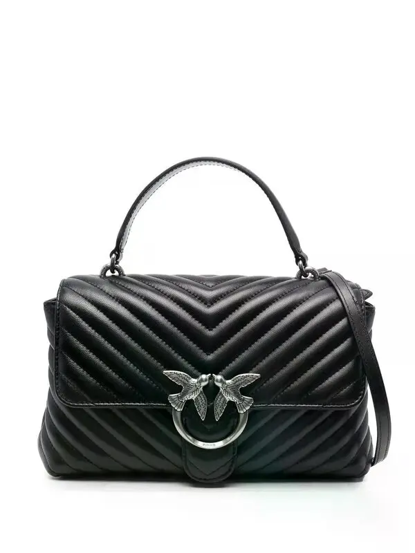 Pinko Love Lady Chevron-quilted Tote Bag