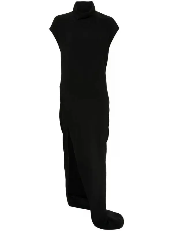 Rick Owens Edfu Asymmetric Maxi Dress