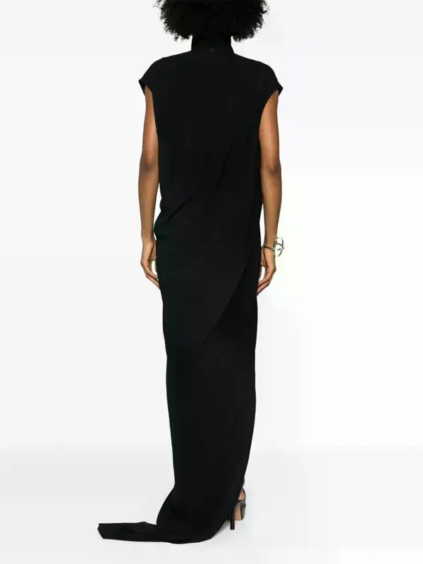 Rick Owens Edfu Asymmetric Maxi Dress
