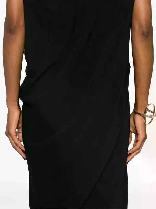 Rick Owens Edfu Asymmetric Maxi Dress