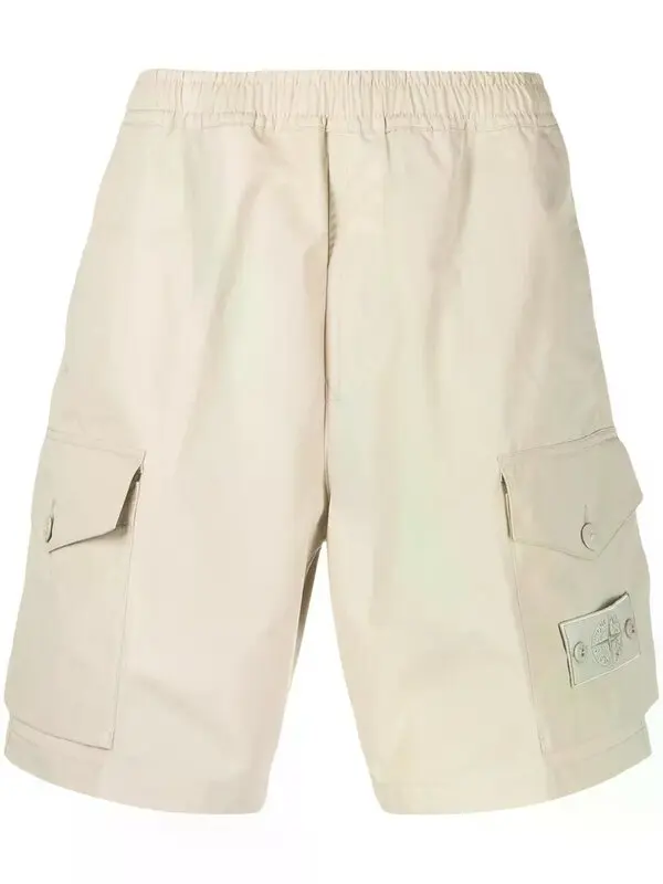 Stone Island Cotton Cargo Shorts