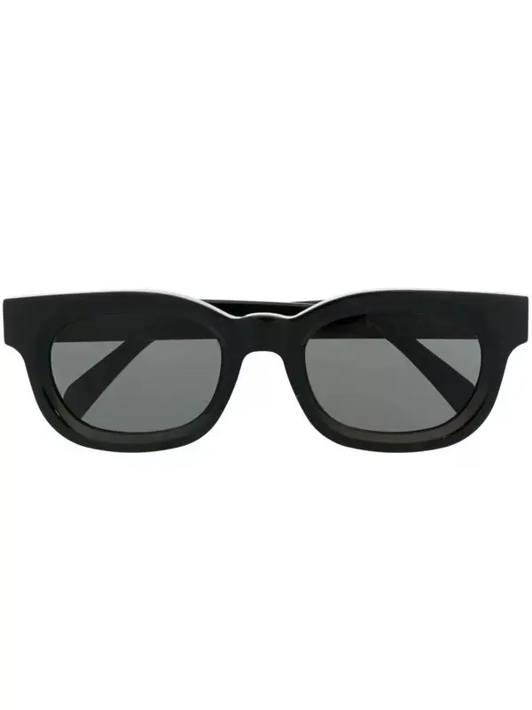 RETROSUPERFUTURE Logo-lettering Square-frame Sunglasses - Black