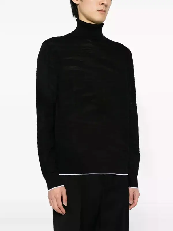Missoni Contrast-trim Roll-neck Jumper