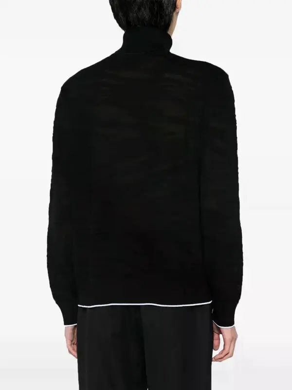 Missoni Contrast-trim Roll-neck Jumper