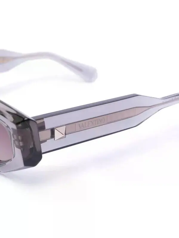 Valentino Garavani Rockstud Irregular-frame Sunglasses