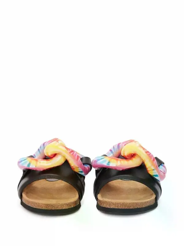 JW Anderson Chain Slip-on Slides - Black