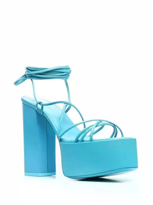 Paris Texas Tie-detail Open-toe Platform Sandals