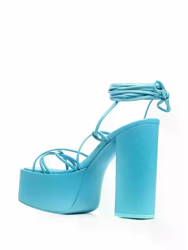 Paris Texas Tie-detail Open-toe Platform Sandals