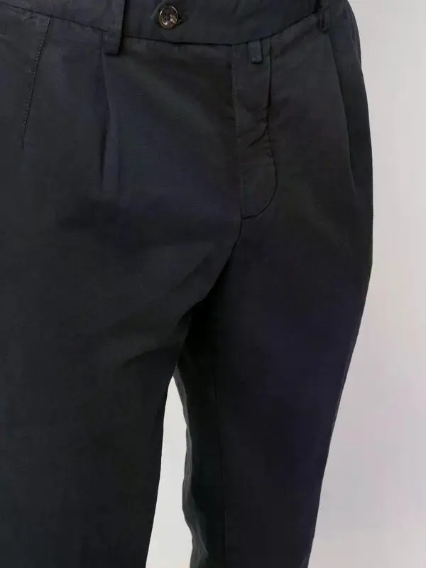 BRIGLIA 1949 Straight Leg Cotton Chinos - Blue