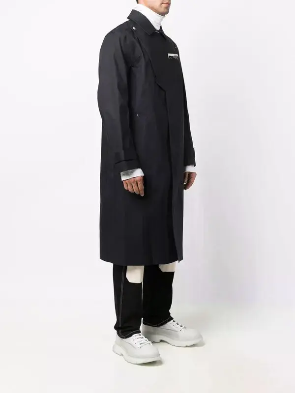 A-COLD-WALL* Logo-badge Longline Trench Coat