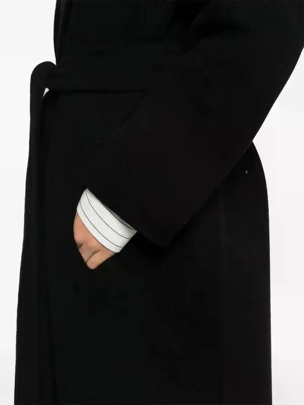 THE ROW Malika Belted Wool-blend Coat
