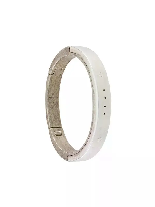 PARTS OF FOUR Sistema Bangle Bracelet - Silver