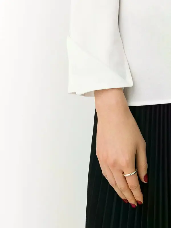 Le Gramme Le 5 Grammes Bangle Ring - Silver