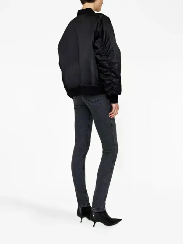 ANINE BING Leon Zipped Bomber Jacket